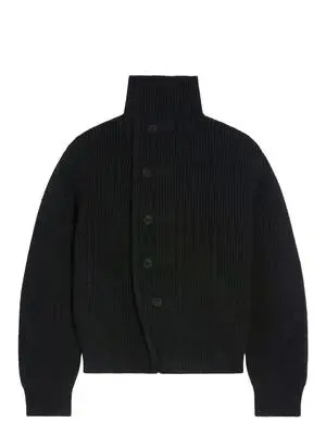Dries Van Noten Chunky Wool Cardigan - Black