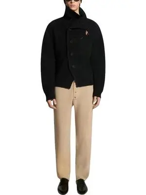 Dries Van Noten Wool Straight-leg Pants - Neutrals