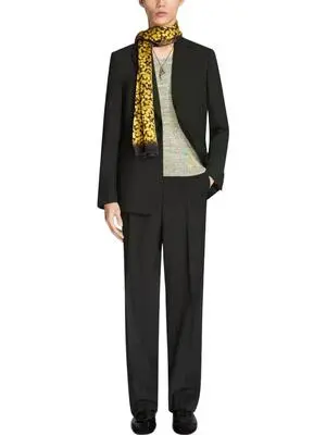 Dries Van Noten Slim-fit Cotton Wool Suit - Black