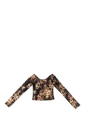 Chrome Hearts Cross-print Mesh Top - Black