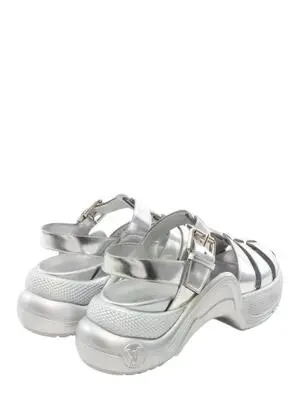 LOUIS VUITTON 2022 Arclight Line Sandals - Silver