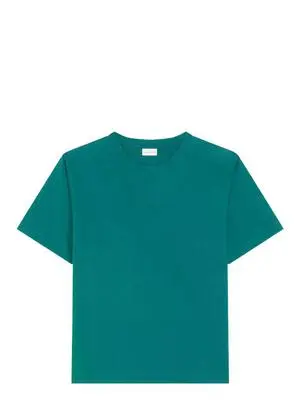 Dries Van Noten Regular Fit Cotton T-shirt - Green