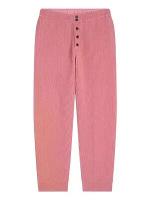 Dries Van Noten DRIES VAN NOTEN Ribbed Wool Knit Pants Pink