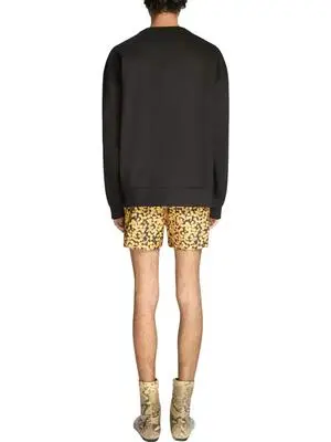 Dries Van Noten Oversized Cotton Sweatshirt - Black