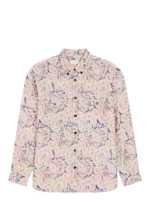 Dries Van Noten Loose Jacquard Shirt - Pink