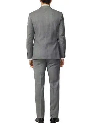 HACKETT LONDON Prince Of Wales Check Suit - Grey