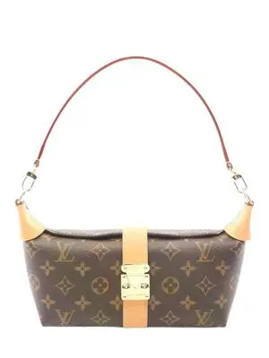LOUIS VUITTON Louis Vuitton Monogram Canvas Shoulder Bag Brown