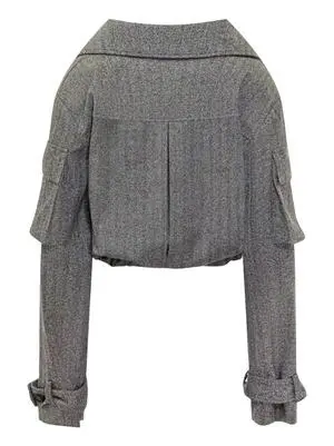 BATAKOVIC Cropped Jacket And Trousers Set - Grey