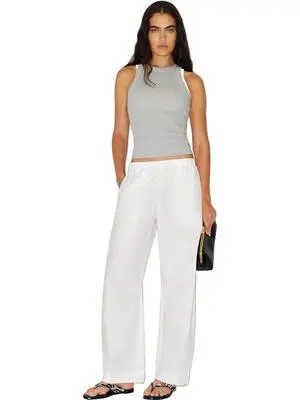 REFORMATION Elara Wide Leg Pants - Ivory