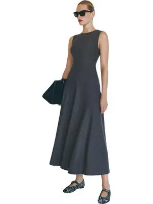 REFORMATION Cecilia Midi Dress - Grey