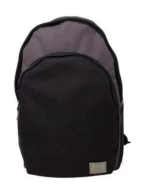 CAVALINHO Canvas And Leather Backpack - Black