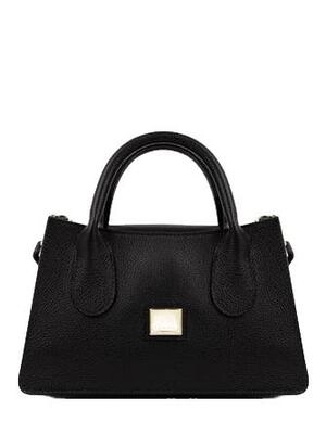 CAVALINHO Muse 558 Pebbled Leather Handbag - Black