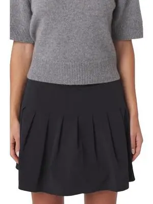 WILLIAMS ATHLETIC CLUB Serena Pleated Performance Skort - Black