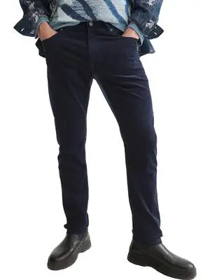Scotch & Soda Ralston Stretch Cotton Corduroy Pants - Sky Captain