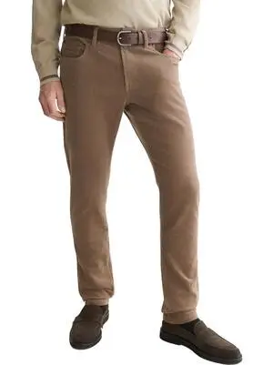 Scotch & Soda Ralston Stretch Cotton Corduroy Pants - Walnut