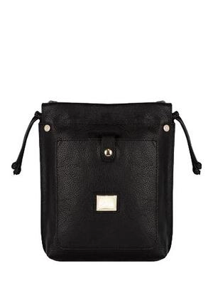CAVALINHO Muse Pebbled Leather Small Crossbody Bag - Black