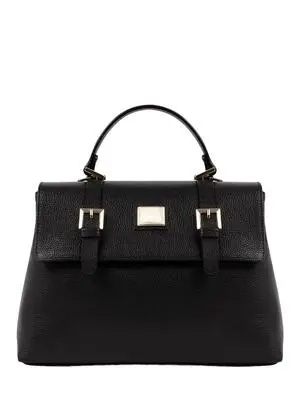 CAVALINHO Muse 508 Pebbled Leather Handbag - Black