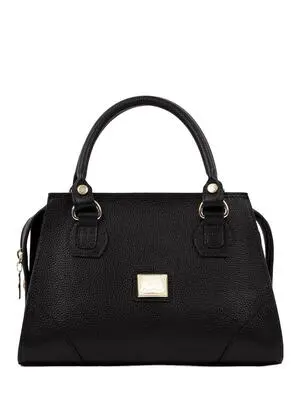 CAVALINHO Muse 602 Pebbled Leather Handbag - Black
