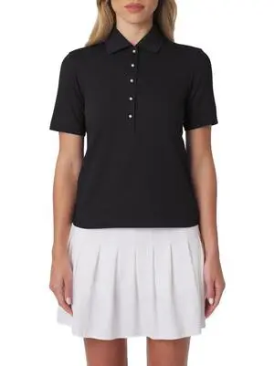 WILLIAMS ATHLETIC CLUB Suki Polo Shirt - Black