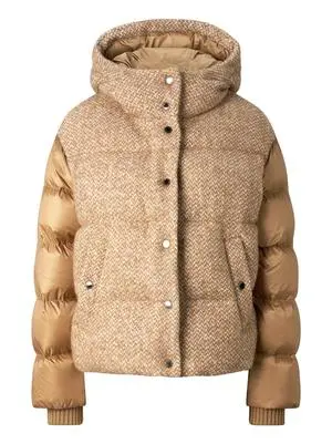 Bogner Cathy Bouclé Down Jacket - Camel