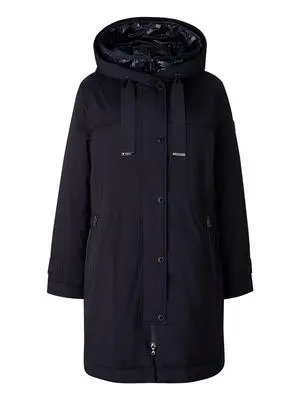 Bogner Kaja Parka With Down-filled Insert - Navy