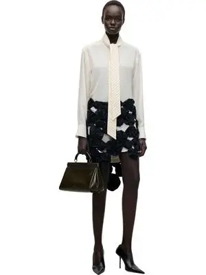 VICTORIA BECKHAM Victoria Beckham Appliqué Skirt
