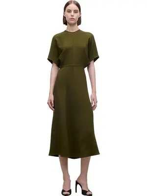 Victoria Beckham Eleanor Midi Dress - Green