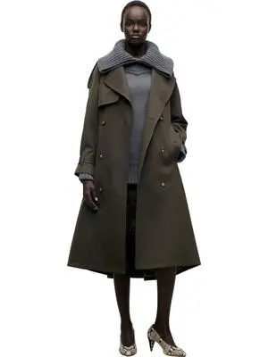 Victoria Beckham Trench Coat - Green