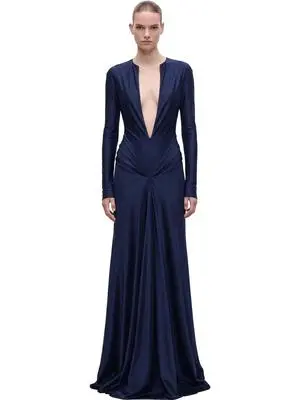 Victoria Beckham Aida Gown - Navy