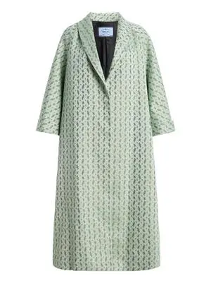 Prada Printed Cotton-blend Coat - Print