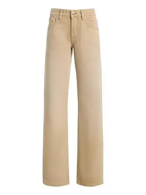 EB DENIM Ariel Wedgie Straight-leg Jeans - Neutral