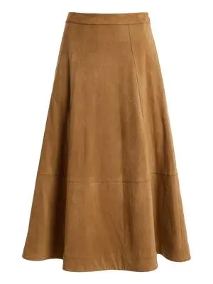 FAVORITE DAUGHTER Favorite Daughter The Aspen Faux Suede Midi Skirt
