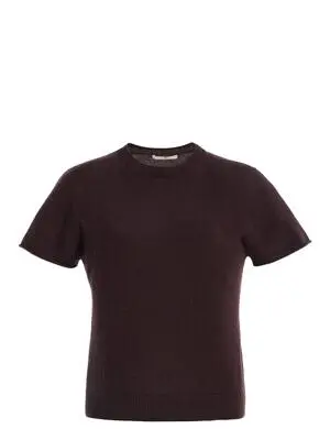 DL1961 Cashmere Knit Tee - Brown