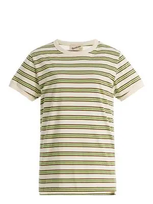 SANDERLAK Striped Cotton T-shirt - Stripe