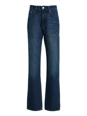 DL1961 Cate Classic Straight High Luxe Jeans - Blue