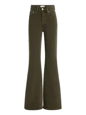 DL1961 Bridget High Rise Bootcut Jeans - Green