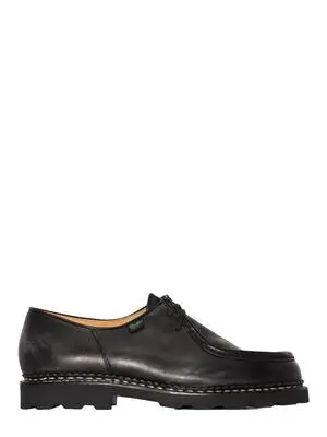 Paraboot Michael Smooth Leather Derby Shoes - Black