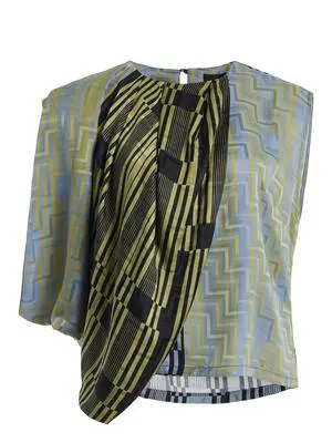 Rachel Comey Sleeveless Jacquard Top - Olive