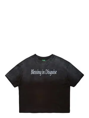 A GOOD SOUL Blessing In Disguise "shadow" T-shirt - Black