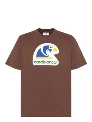 CASABLANCA Casablanca Horus Applique T-Shirt