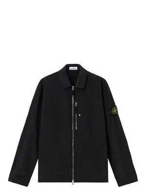 Stone Island Nylon Metal Econyl Overshirt - Black