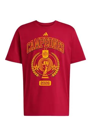Adidas Spain 2026 Campeones Tee - Red