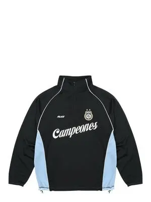 PALACE Campeones Quarter Zip Fleece - Black