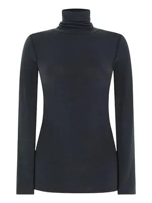 AMOMENTO Long Sleeve Turtleneck - Grey