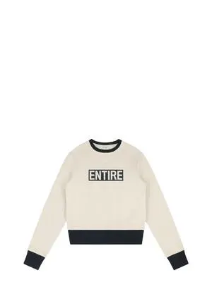 ENTIRE STUDIOS Contro Crewneck Sweatshirt - Tan