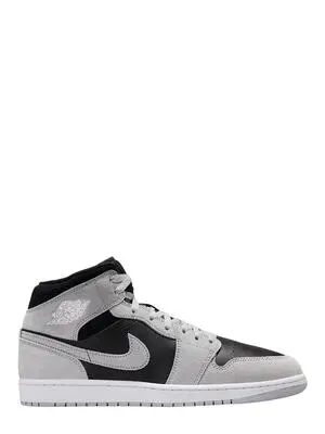 JORDAN 1 Mid "light Smoke " Sneakers - Grey