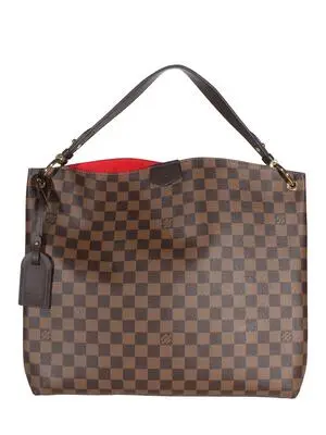LOUIS VUITTON Damier Ebene Canvas Graceful Mm Shoulder Bag - Brown