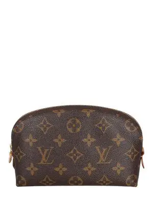LOUIS VUITTON Monogram Canvas Cosmetic Pouch - Brown