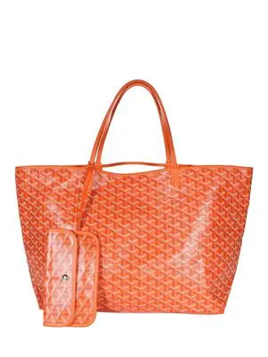 Goyard Goyardine Canvas Saint Louis Gm Tote Bag - Orange