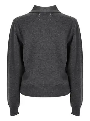 MAISON MARGIELA MAISON MARGIELA 100% Virgin Wool Polo Shirt
